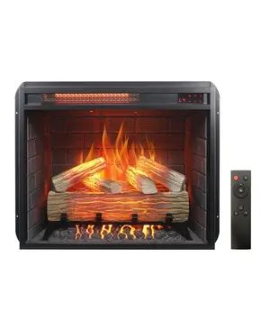 FLYNAMA 23 Inch Infrared Heating Electric Fireplace Insert