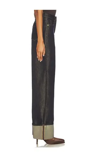 Blanknyc Cuffed Wide Leg Jeans