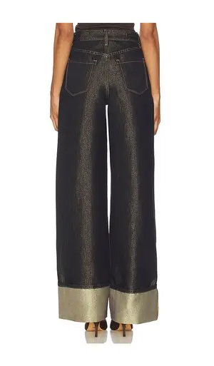 Blanknyc Cuffed Wide Leg Jeans