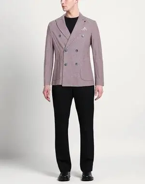 DISTRETTO 12 Blazer With Striped Pattern