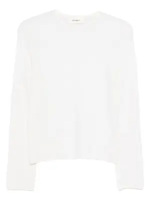 LISA YANG Georgie Cashmere Sweater - White