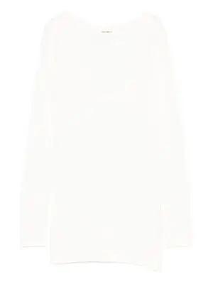 LISA YANG Amalea Cotton And Cashmere Sweater - White