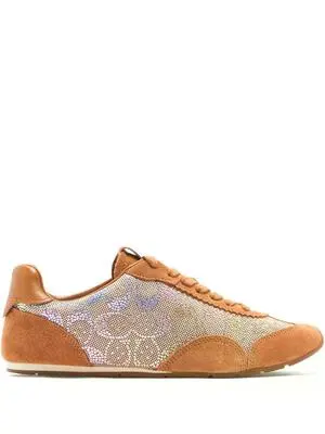 COACH Crystal-embellished Panelled Sneakers