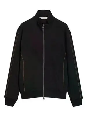 Canali Zip-up Sweatshirt With Pipe Detail