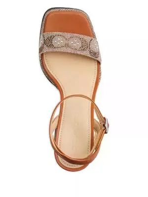 COACH Logo-patterned Platform Sandals