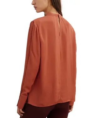 REISS Marta Draped Blouse