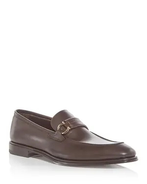 FERRAGAMO Turner Gancini Leather Loafers