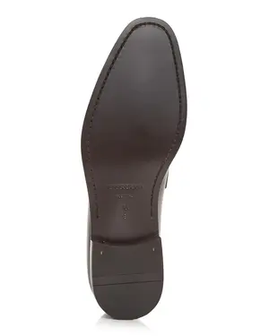 FERRAGAMO Turner Gancini Leather Loafers