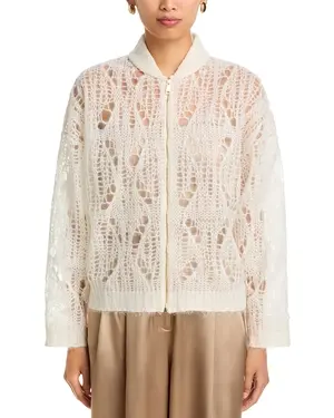 Fabiana Filippi Bomber Cardigan Sweater