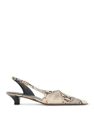MANSUR GAVRIEL Anna Leather Slingback Pumps