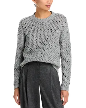 Fabiana Filippi Wool Blend Crewneck Sweater - Roccia