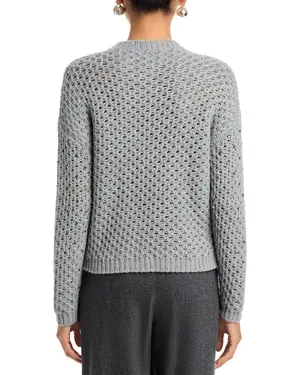 Fabiana Filippi Wool Blend Crewneck Sweater - Roccia