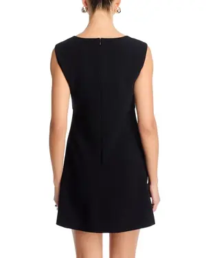 Cinq À Sept Jo Bow Dress - Black/ivory