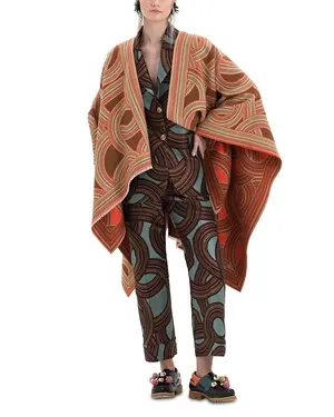 La DoubleJ Wool-silk Poncho