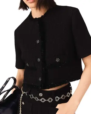 Maje Veimssa Tweed Jacket