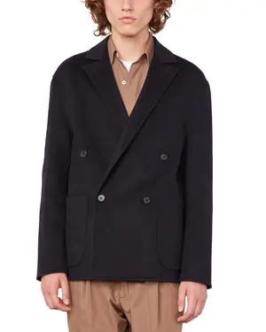 Officine Générale Maxwell Double Breasted Wool Coat