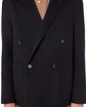 Officine Générale Maxwell Double Breasted Wool Coat