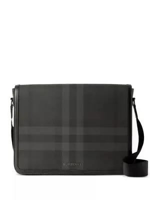 Burberry Check Pattern Messenger Bag