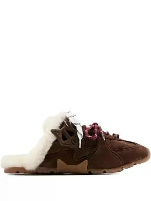 NAKED WOLFE Adorn Lace-Up Sneakers Brown