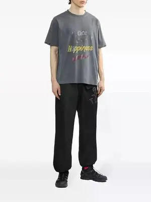 We11Done Slogan-print Cottton T-shirt