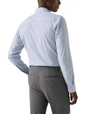 Eton Slim Fit Button Front Twill Shirt