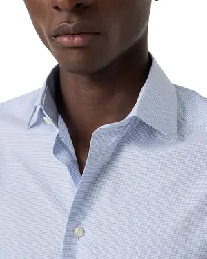Eton Slim Fit Button Front Twill Shirt