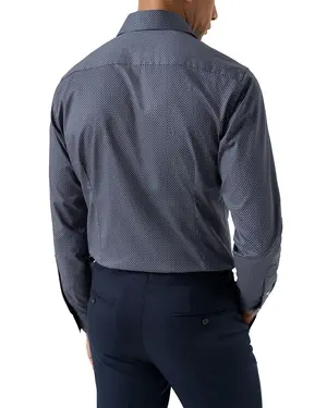 Eton Slim Fit Button Front Twill Shirt