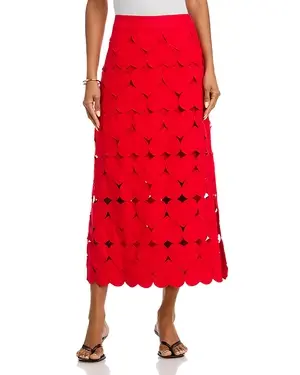 Red Midi Skirts
