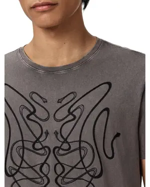 John Varvatos Ornate Short Sleeve Crewneck Tee