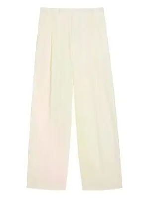 Maria Mcmanus Pleated-front Wide Leg Trousers