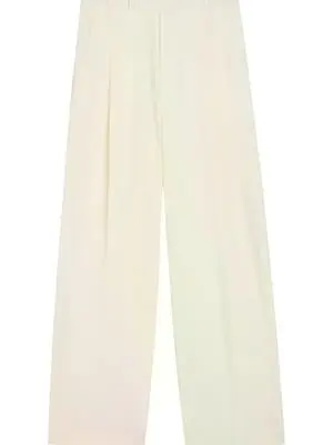 Maria Mcmanus Pleated-front Wide Leg Trousers