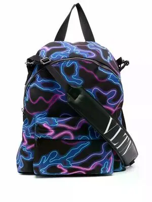 Valentino Garavani Printed Backpack - Black