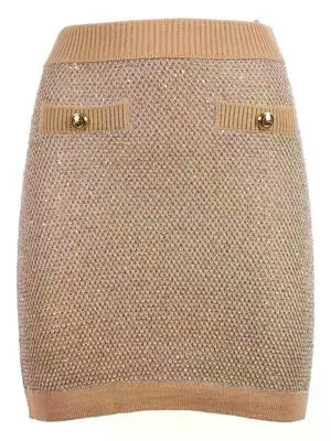 Elisabetta Franchi Knitted Mini Skirt
