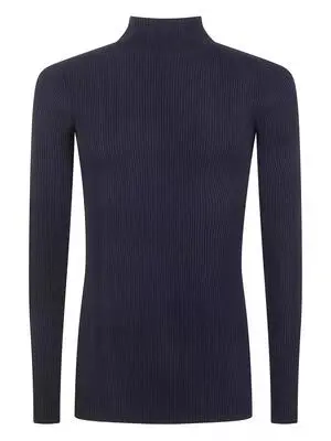 Rick Owens Ribbed High-neck Sweater