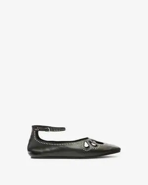 Isabel Marant Étoile Bloris Ballet Flats - Black/silver