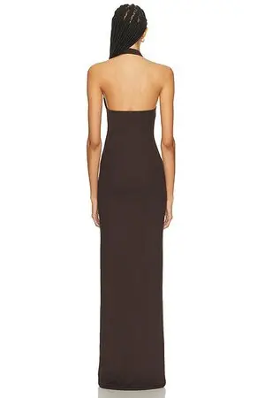 Eterne Halter Maxi Dress