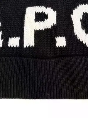 A.p.c. Lettering Knitted Beanie