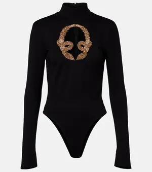 Roberto Cavalli Embellished Bodysuit