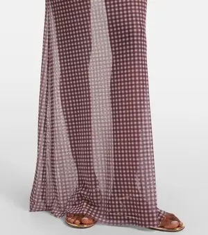 BANANHOT Solay Gingham Maxi Skirt