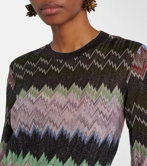 Missoni Jacquard Lamé Maxi Dress - Multicoloured
