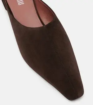 Paris Texas Belle 25 Suede Mules