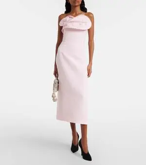 Magda Butrym Silk Bustier Dress - Pink