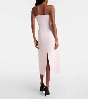Magda Butrym Silk Bustier Dress - Pink