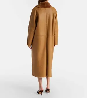 Dorothee Schumacher Shearling-lined Leather Coat