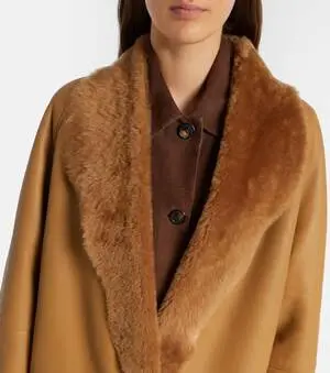 Dorothee Schumacher Shearling-lined Leather Coat