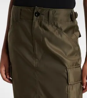 Sacai Pleated Midi Skirt