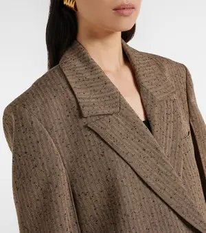 RÓHE Herringbone Wool-blend Blazer