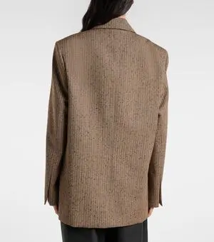 RÓHE Herringbone Wool-blend Blazer