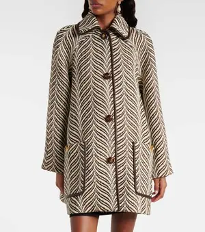 Valentino Garavani Vgold Wool And Cashmere Coat