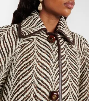 Valentino Garavani Vgold Wool And Cashmere Coat